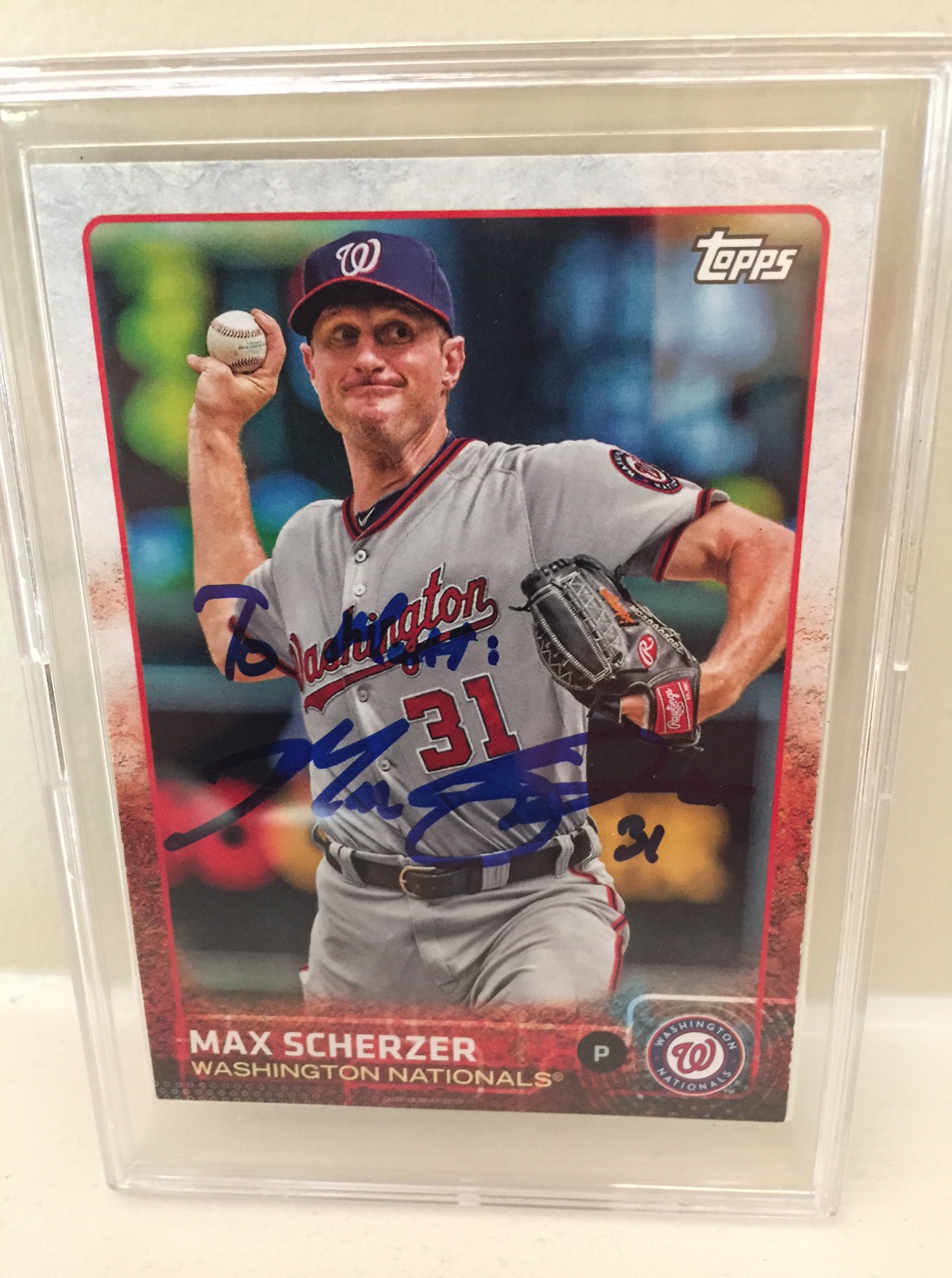 Get Max Scherzer’s Autograph For Great Causes – Matt's Bats
